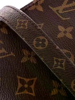 LOUIS VUITTON Sac Plat Nm Monogram Canvas Bag