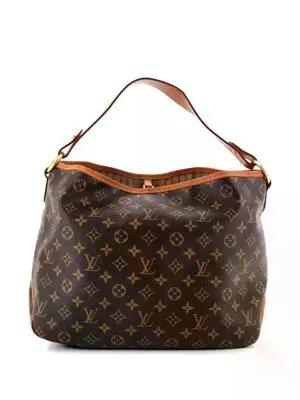 LOUIS VUITTON Monogram Canvas Pm Hobo Bag - Brown