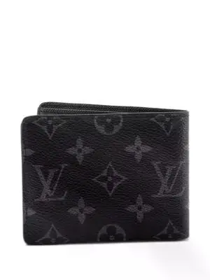 LOUIS VUITTON Multiple Wallet Monogram Eclipse Canvas Small Wallets