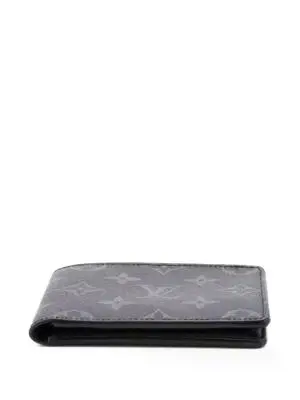 LOUIS VUITTON Multiple Wallet Monogram Eclipse Canvas Small Wallets