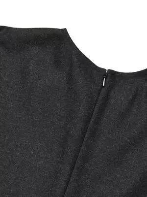Victoria Beckham Dolman Wool Midi Dress - Grey