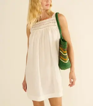 DÔEN Bea Dress Mini Dress - Salt