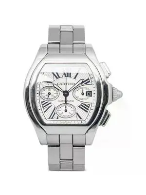 Cartier Roadster Automatic Chronograph Watch - Silver