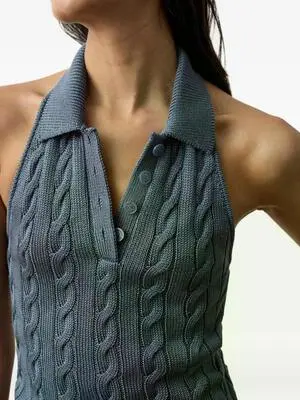 Ralph Lauren Cable-knit Halterneck Sweater