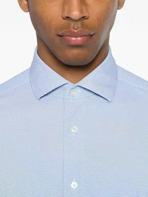 XACUS Spread-collar Button-down Shirt
