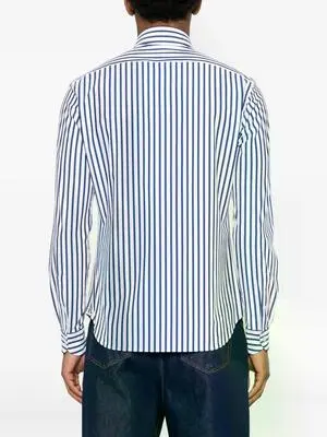 XACUS Vertical-stripe Long-sleeve Shirt