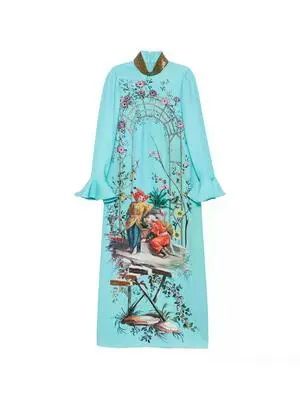 PHILIPPA 1970 Graphic Print Dress