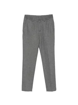 Karl Lagerfeld Tailored Trousers With Elasticated Waistband - Grey