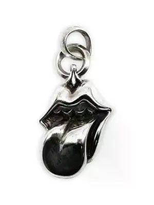 Chrome Hearts Rolling Stones Tongue Pendant - Silver