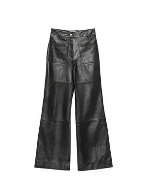 Victoria Beckham Patch-pocket Trousers - Black