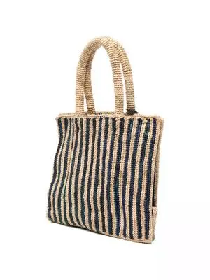 MC2 SAINT BARTH Colette Raffia Tote Bag
