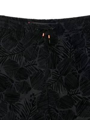 RRD Roberto Ricci Designs Dark Floral Print Drawstring Shorts
