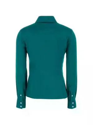 Gucci Satin Finish Long Sleeve Shirt