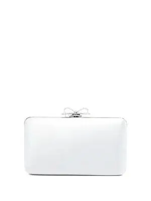 SELF-PORTRAIT Embellished Bow Clutch
