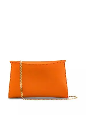 Tyler Ellis Small Lee Pouchet Clutch Bag - Orange