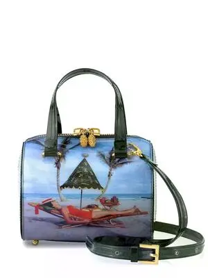 Tyler Ellis Small Marilyn Printed Tote Bag - Green