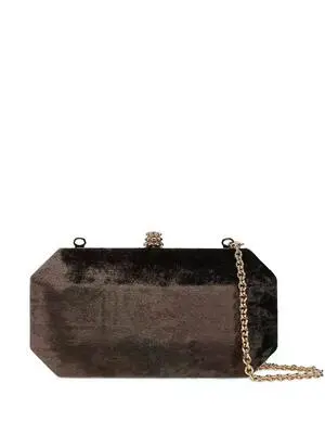 Tyler Ellis Small Perry Clutch Bag - Brown