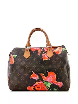 LOUIS VUITTON Speedy Limited Edition Monogram Roses 30 Handbag