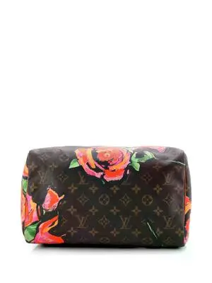 LOUIS VUITTON Speedy Limited Edition Monogram Roses 30 Handbag