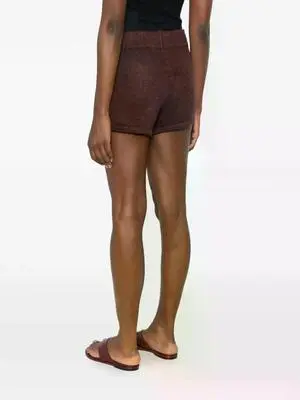 Enza Costa Open Knit Linen Shorts