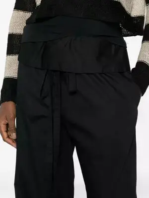 Enza Costa Peplum Drawstring Trousers