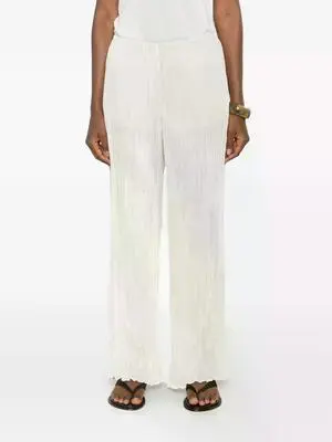 Enza Costa Plissé Palazzo Pants