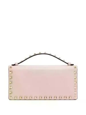Valentino Garavani Rockstud Wallet With Chain - Pink