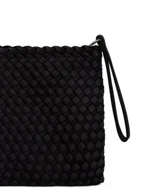 BLAUER. Woven Logo-patch Clutch Bag