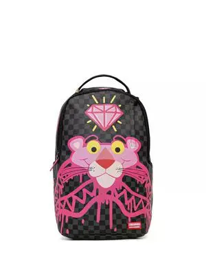 SPRAYGROUND Pink Panther Checkered Backpack - Black