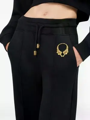 Roberto Cavalli Logo Plaque Drawstring Track Pants