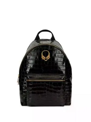 Roberto Cavalli Crocodile-effect Tiger Tooth Backpack