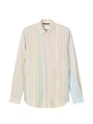 Closed Striped Shirt - Neutrals