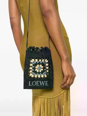 Loewe Crochet-knit Cross Body Bag