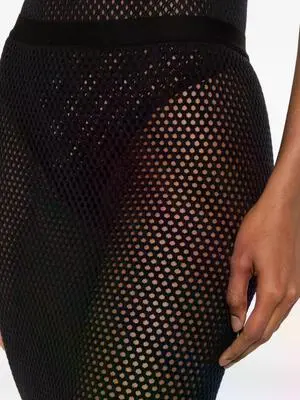 Wardrobe.NYC Mesh Midi Skirt