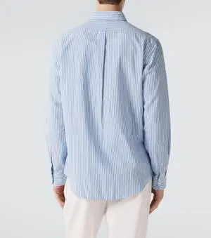 Polo Ralph Lauren Striped Cotton Shirt - Blue