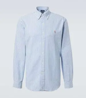 Polo Ralph Lauren Striped Cotton Shirt - Blue