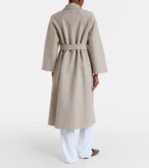 Max Mara Ludmilla Cashmere Wrap Coat - Beige