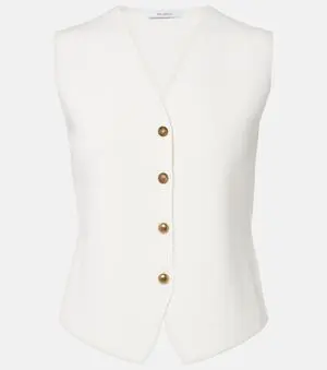 Max Mara Knitted Crêpe Vest