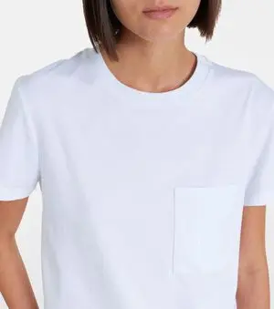 Max Mara Monogram Cotton Jersey T-shirt - White
