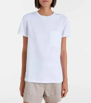 Max Mara Monogram Cotton Jersey T-shirt - White
