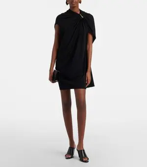 Sportmax Draped Crêpe Mini Dress