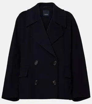 Max Mara Virgin Wool Coat - Blue
