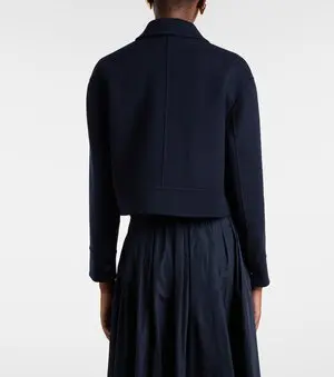 Max Mara Virgin Wool Jacket - Blue