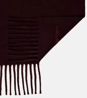 Max Mara Logo Wool Scarf