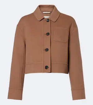 Max Mara Virgin Wool Jacket - Beige