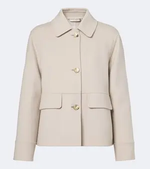 Max Mara Virgin Wool Jacket - Beige