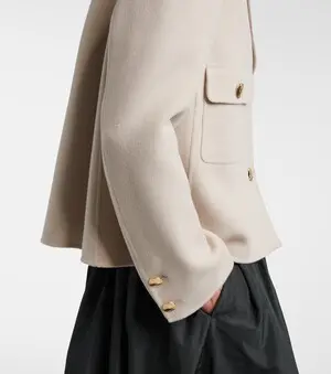 Max Mara Virgin Wool Jacket - Beige