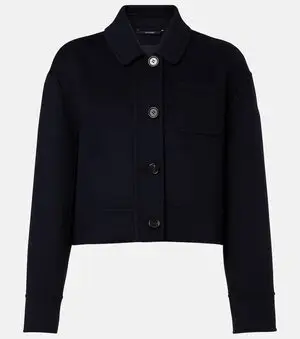 Max Mara Virgin Wool Jacket - Blue