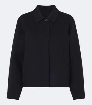 Max Mara Virgin Wool Jacket - Blue
