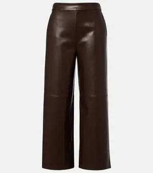 Max Mara Wide-leg Pants In Dark